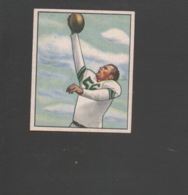 1950 Bowman Football Card #76 Bill Leonard-Baltimore Colts Near Mint ...