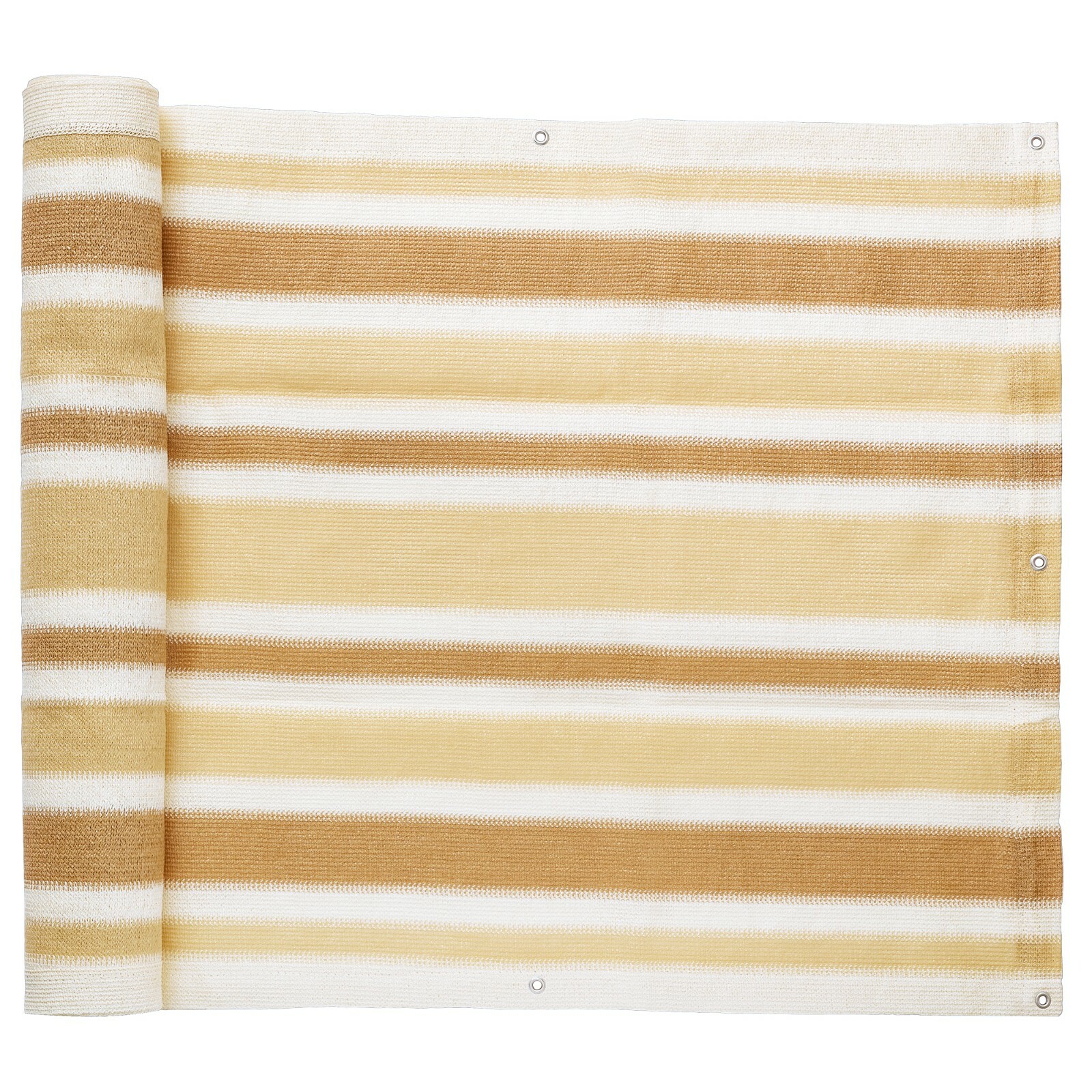 (Pack of 3) Cali Beige/Sand Deck Balcony Privacy Screen Net Mesh 32" x ...