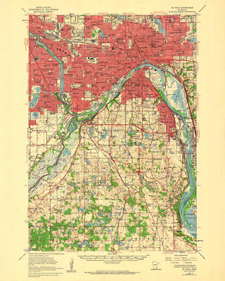 Reproductions - 1951 Topo Map