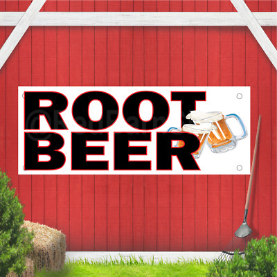 Root Beer Indoor Outdoor Vinyl Banner Design | eBay