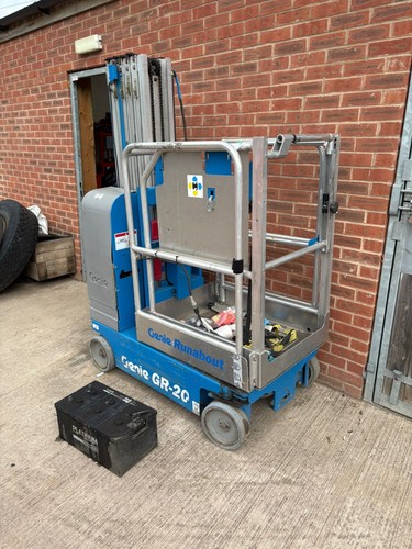 Genie GR20 Mast Lift MEWP Access Platform Cherry Picker Runabout | eBay UK
