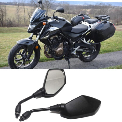 For Honda CB400X CB400F CB500X CB500F 10mm Motorcycle Rearview Side ...