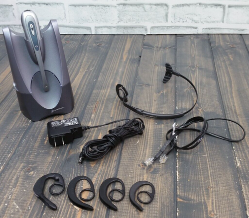 Plantronics CS50 Wireless Phone Headset with Charging Base Headband ...