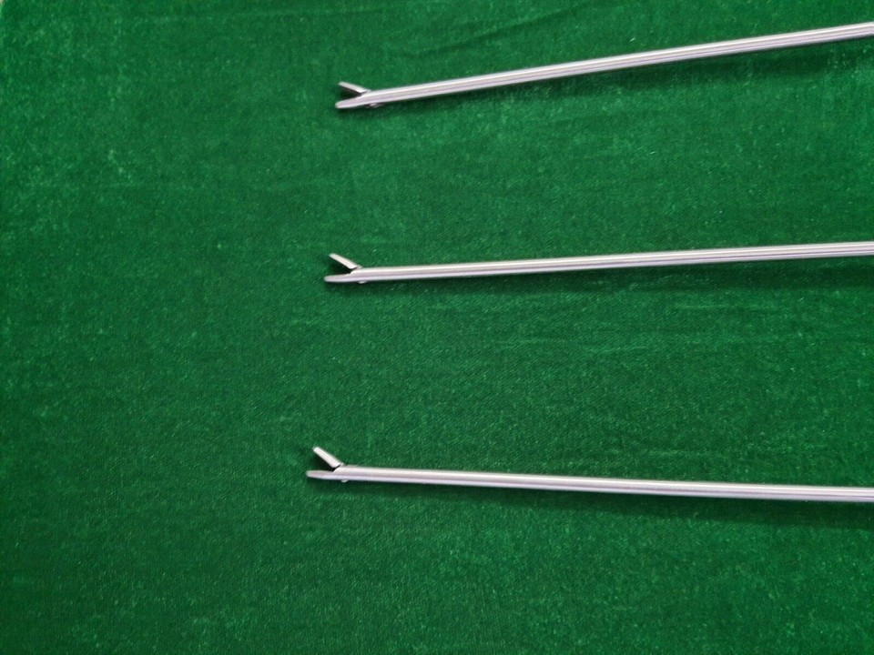 3pc Laparoscopic Gun-Type Needle Holder Straight Jaw 5mm Surgical ...