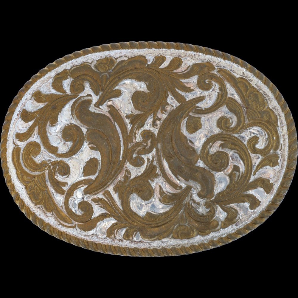 New Ornate Acanthus Scroll Western Trophy Cowboy West… - Gem