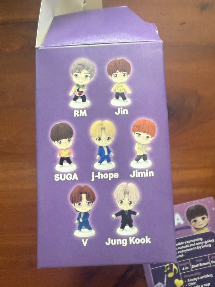 New! Rare 2025 McDonald's #3 Suga TINY TAN x BTS 2025 Happy Meal Toy ...