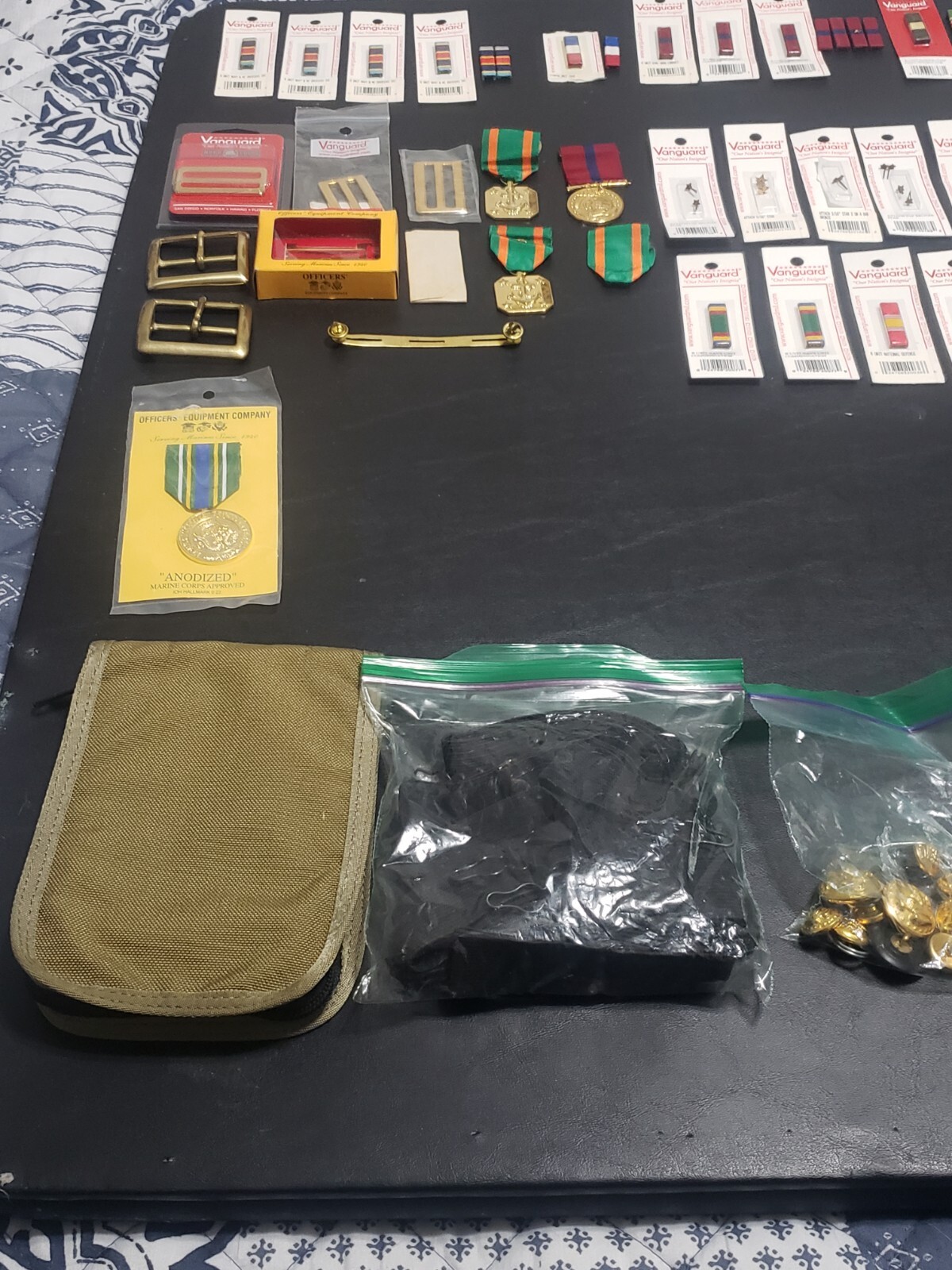 USMC Marine Pins Badges Ranks Officer EGA Dress Lot | eBay