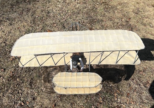 Decor Wright brothers model airplane made of wire | eBay