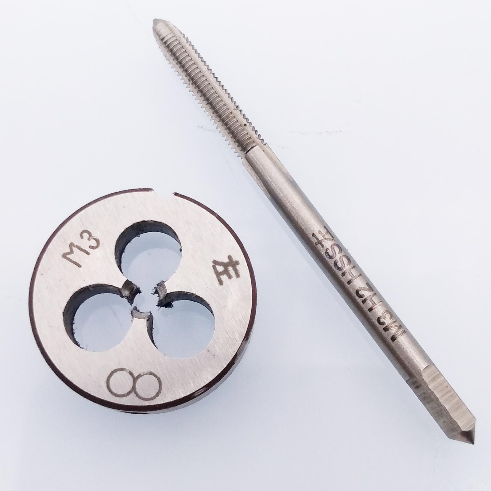 US Stock HSS M3 x 0.5mm Tap & M3 x 0.5mm Die Metric Thread Left Hand | eBay