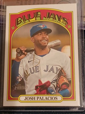 2021 Topps Heritage High Number Base #589 Josh Palacios - Toronto Blue ...