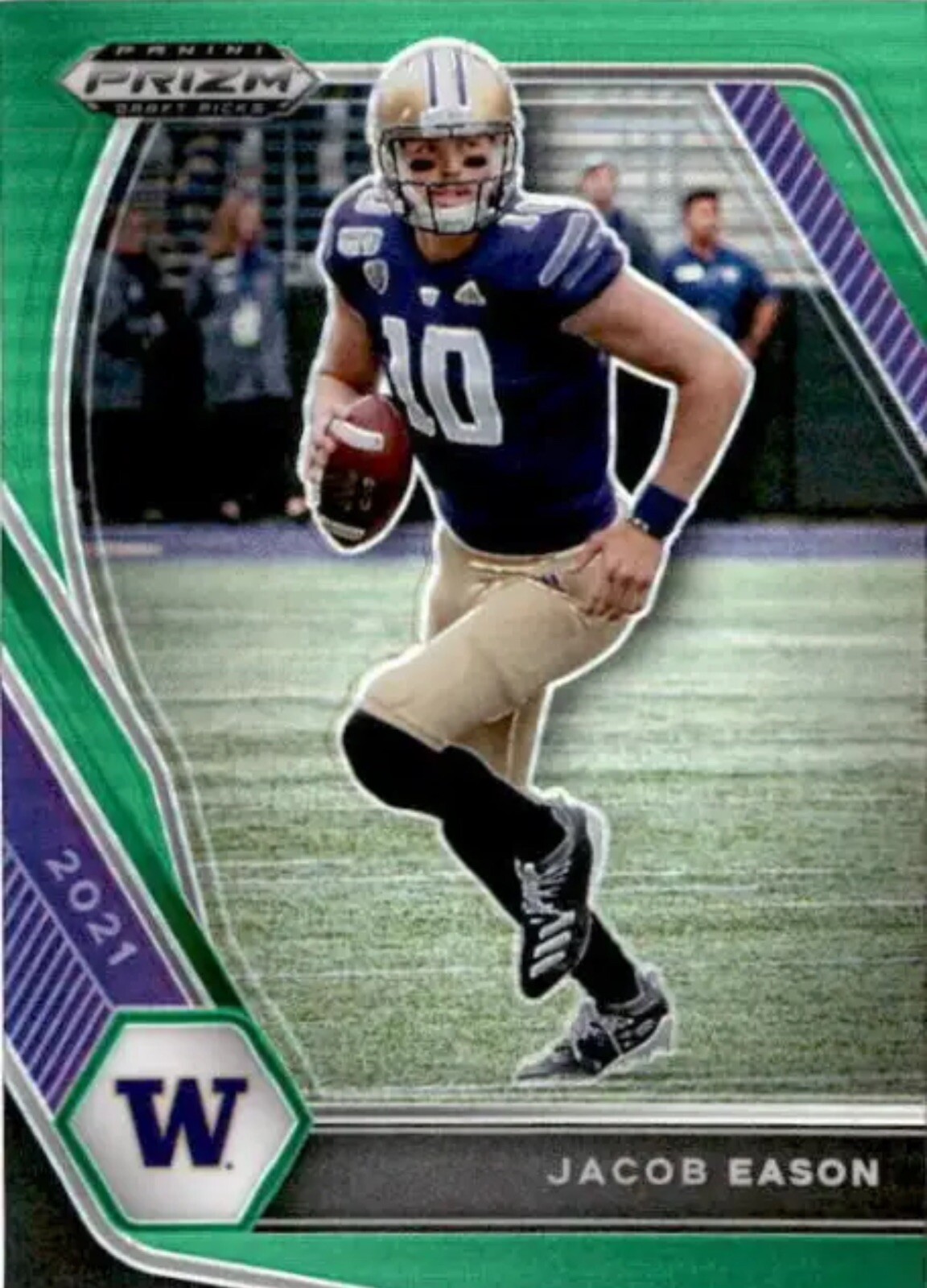 2021 Panini Prizm Draft Picks Collegiate #34 Jacob Eason Green | eBay