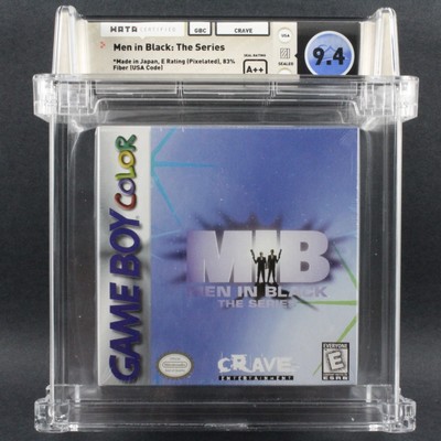 Men In Black the Series MIB Nintendo Game Boy Color GBC WATA 9.4 A++ ...