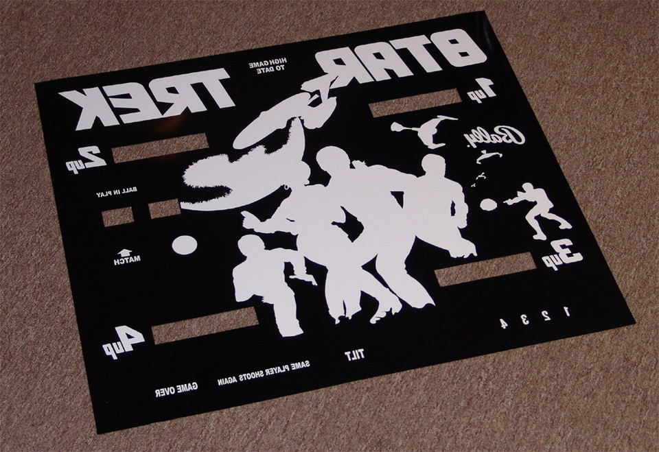 Bally STAR TREK Pinball Machine Translite | eBay