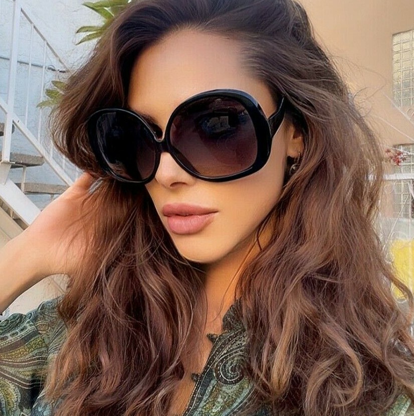 XXL OVERSIZED "LORENA Women Sunglasses Round Super Big HUGE GAFAS SHADZ ...