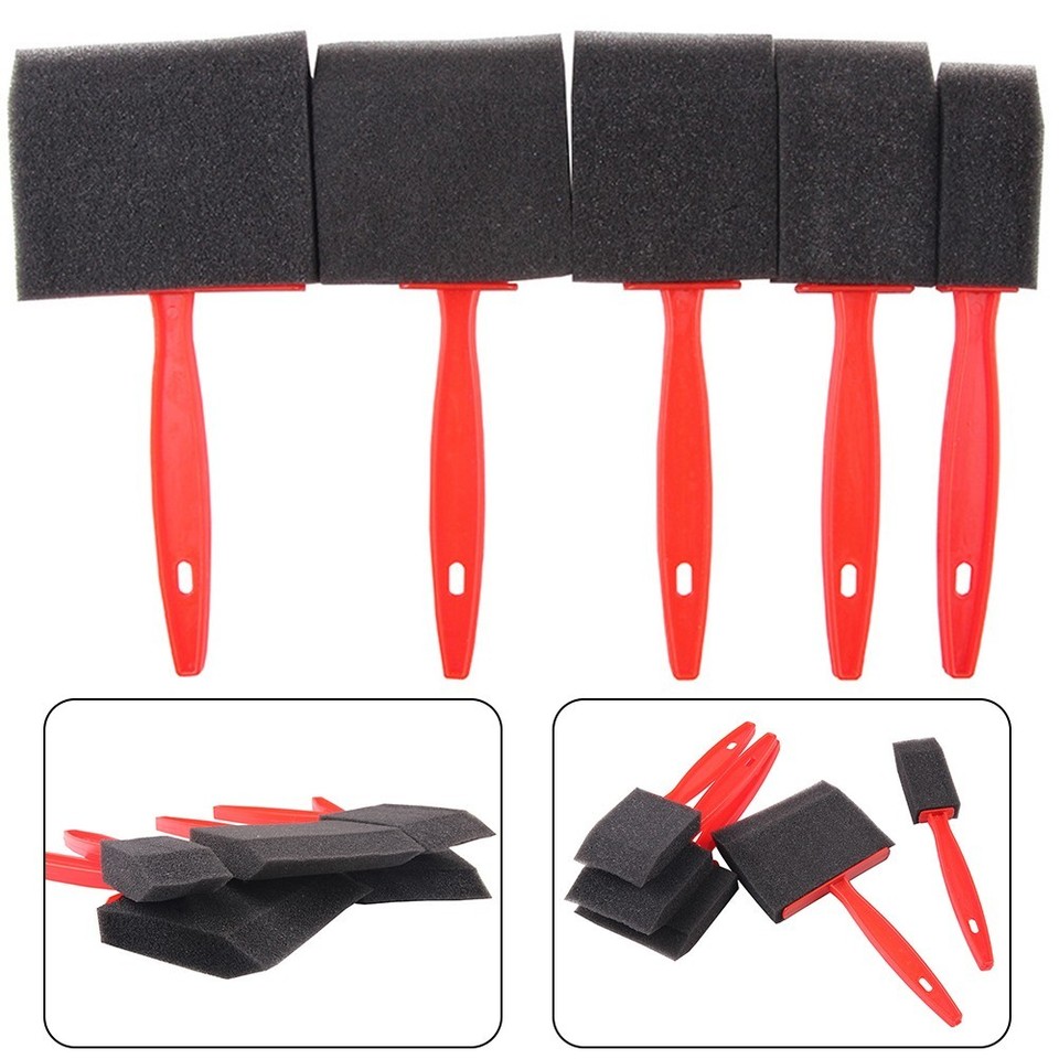 Fine Quality Foam Brushes Set for All Types of Painting and Staining ...