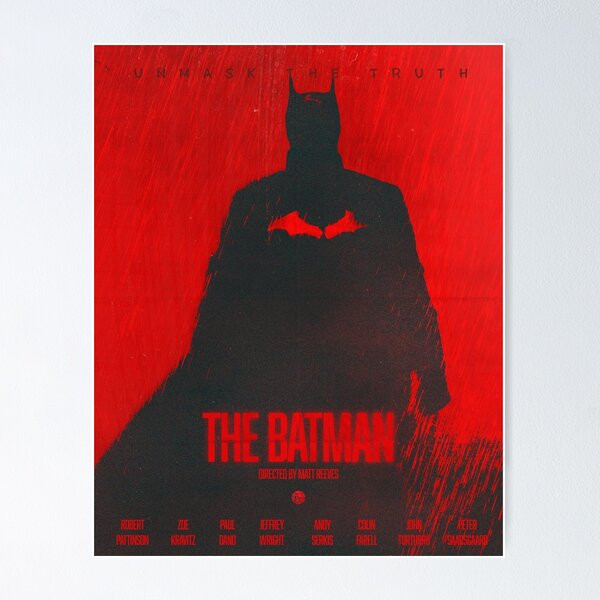 The Batman Robert Pattinson Poster Made in Australia / USA Art Home ...