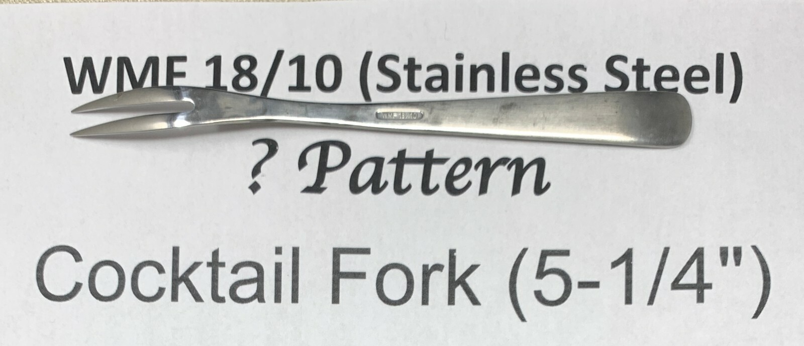 WMF ? Pattern Flatware Cocktail Forks or Butter Spreader CHOICE OF PC ...