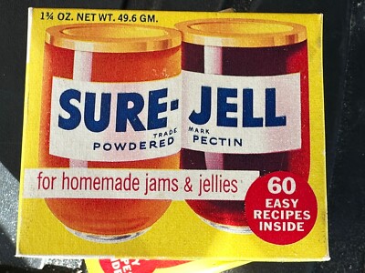 Lot of 3 Vintage 1960's Sure Jell Powdered Pectin Jello Pudding Pie ...