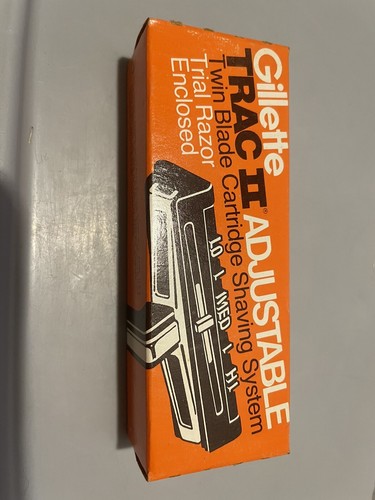 Gillette Trac 2 Track Adjustable Twin Blade Trial Razor Lot Of 3 New ...