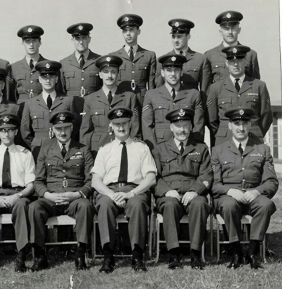 Group Photo RAF WRAF Service Men Woman Royal Air Force 1950s-1960s ...