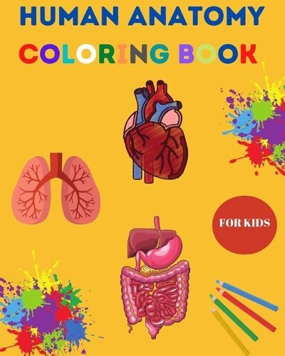 Yara Liza YARA LIZA Human Anatomy Coloring Book for Kids (Poche ...