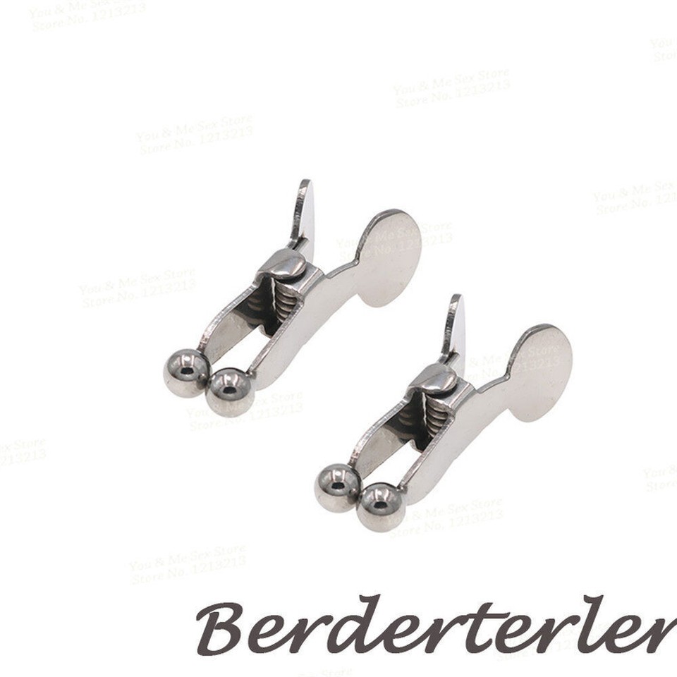 Female Stainless Steel Nipple Clamp Metal Nipple Clips Breast Restraint ...