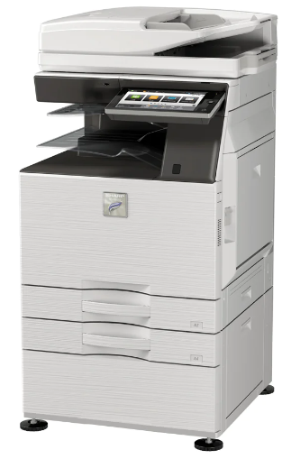 Sharp MX-3051 Laser A3 Color Printer Scanner Copier MFP 30 PPM - 2 Trays & Stand | eBay