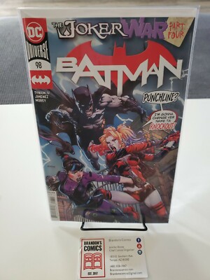 BATMAN #98 MAIN DAVID FINCH JOKER WAR HARLEY QUINN VS PUNCHLINE DC ...