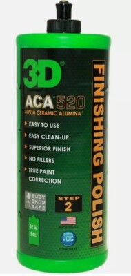 3D ACA 520 Finishing Polish 520OZ32 QUART STEP 2 | eBay