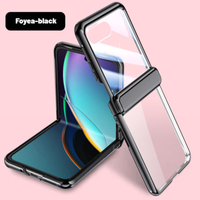 For Motorola Razr 60 50 40 Ultra Shockproof Hinge Protection Clear Case ...