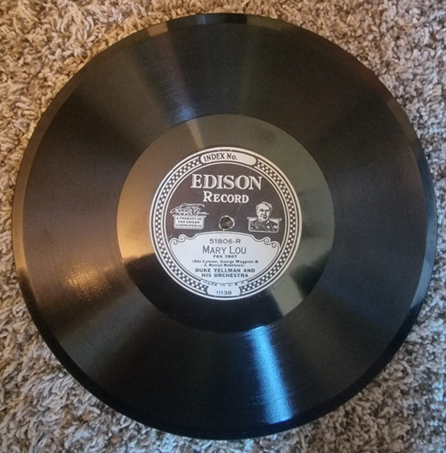 Edison Diamond Disc-51806 Duke Yellman/Mary Lou-Oh! If I Only Had You ...