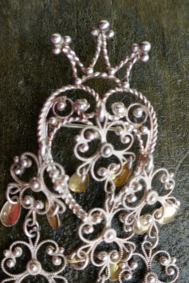 Vintage Norwegian 830S Silver Solje Large Wedding Brooch / Pin | eBay