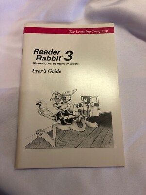 1994 Reader Rabbit 3 (Learning Company) *User Guide Only* | eBay