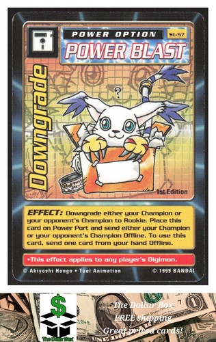 1999 Bandai Digimon Digi Battle Downgrade st-57 card | eBay