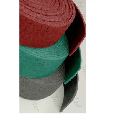 Scotch RED Brite Roll Medium Abrasive finishing PAD 115mm x 10 metre ...