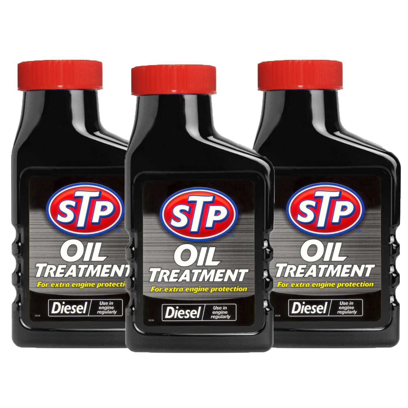 3 x STP Diesel Engine Oil Treatment Additive - Extra Engine Protection ...