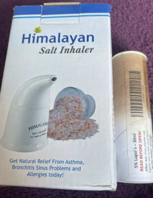 Himalayan Salt Inhaler And 5% Iodine | eBay UK