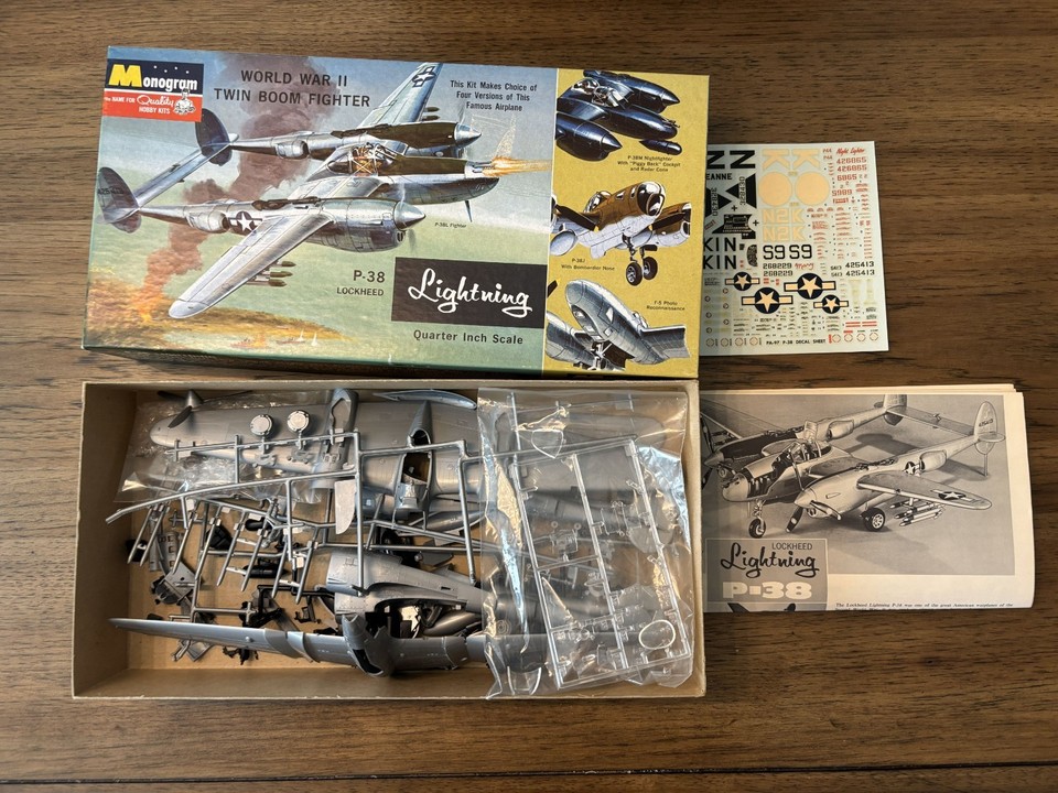 Vintage Airplane models - Monogram, IMC, hawk, LOT of 5 | eBay