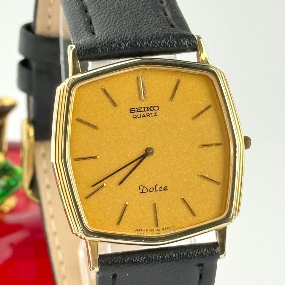 SEIKO Dolce 6730-5520 Women's Watch New aftermarket synthetic leather ...