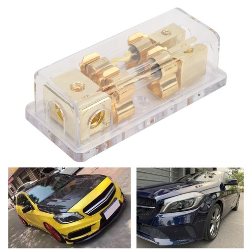 Power Distribution Block 60A 1 In 2 Out Audio Splitter Fuse Holder For ...