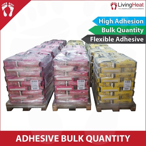 SLOW SET FLEXIBLE S1 TILE ADHESIVE WHITE OR GREY FOR FLOOR WALL AND ...