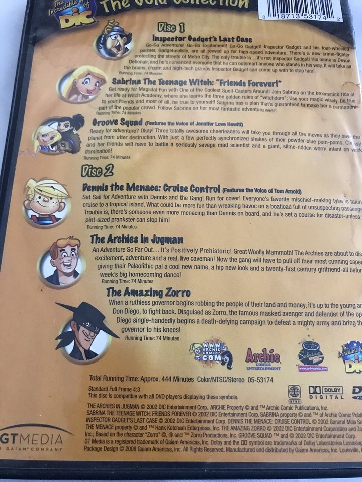 DIC Golden Collection (DVD, 2008, 2-Disc Set) 18713531742| eBay