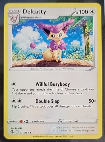 Delcatty Pokemon TCG Card 211/264 | eBay