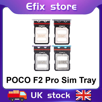For Xiaomi Poco F2 Pro Sim Card Tray Replacement Dual Sim Holder UK ...