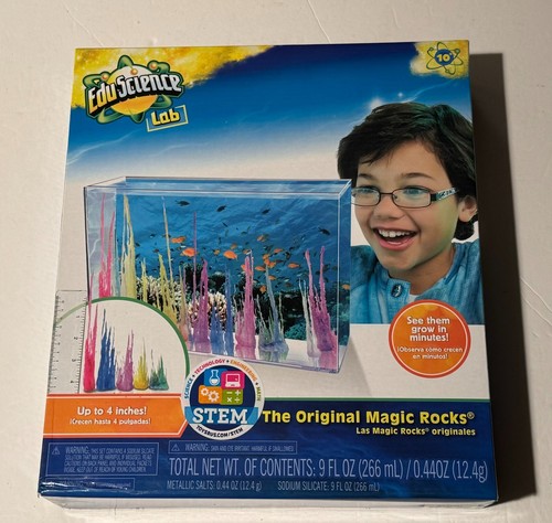 EduScience Lab The Original Magic Rocks Crystal Growing Science Kit NEW ...