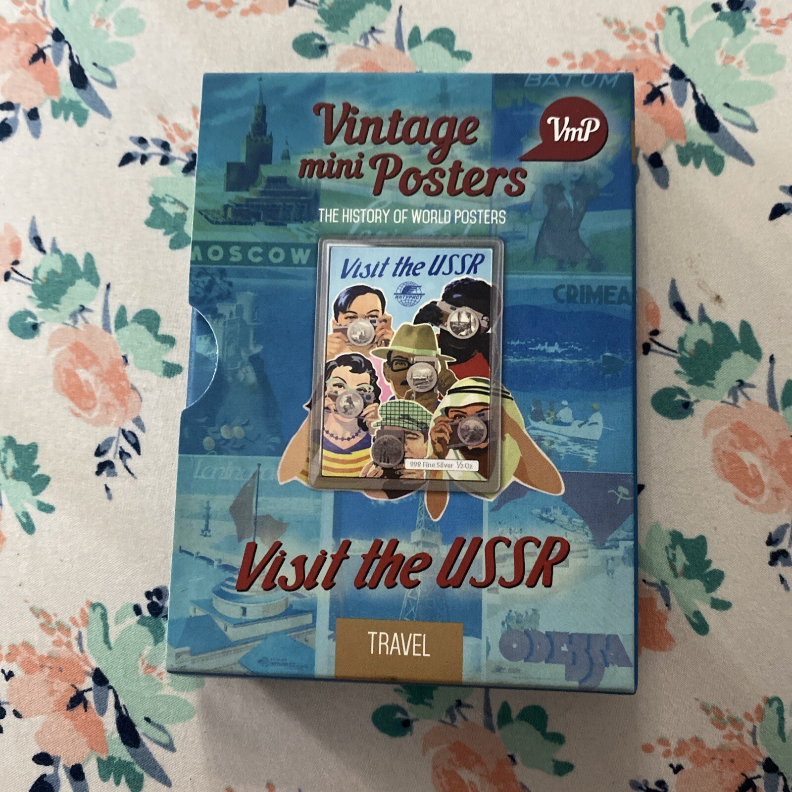 Niue 2015 $1 Vintage Mini Posters “Visit The USSR” (By PAMP) 1/2 Oz ...