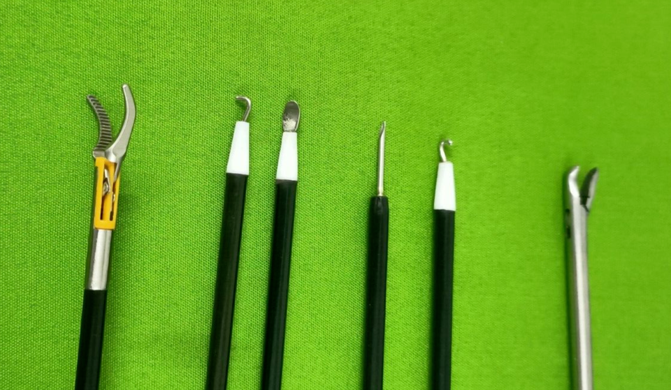 8pc Laparoscopic Mini Surgery Set 5mmx330mm Endoscopy Reusable ...