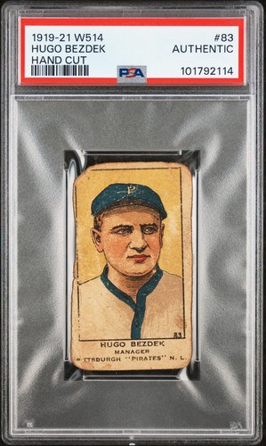 1919 W514 HAND CUT #83 HUGO BEZDEK PSA AUTHENTIC | eBay