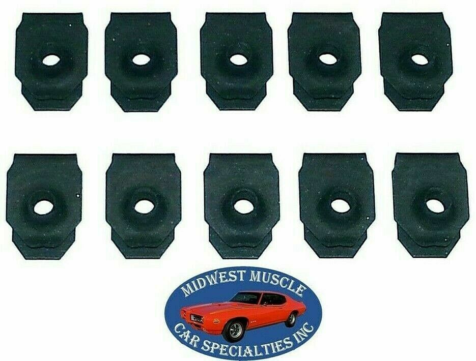 GM Body Fender Dash Factory Correct #8-32 Screw Bolt U Clip Panel J Nut ...