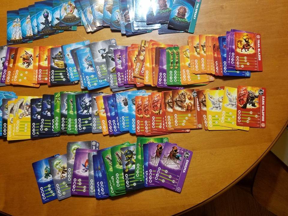 Skylanders Trap Team Giants Spyro's Adventure Swap Force Trading Cards ...